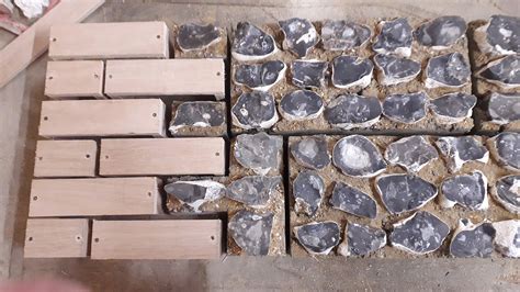 Flint Blocks Flint Panels Set In Concrete Flint Blocks Flint Panels Set In Concrete