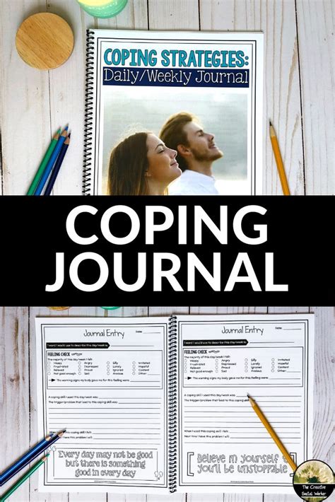 Coping Skill Journal And Tracker Counseling Activity Coping Skills