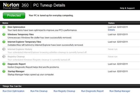 An Overview Of Norton Pc Tuneup