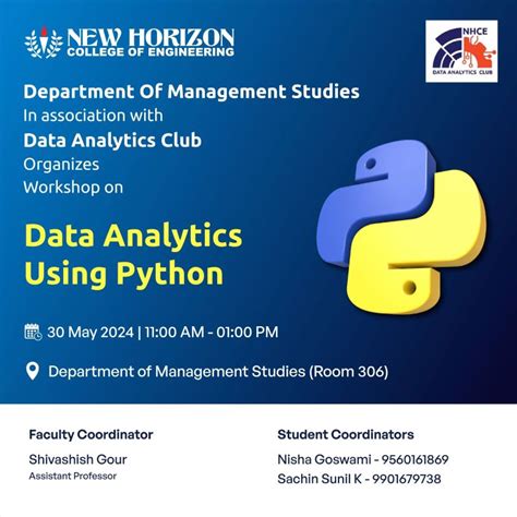 Nisha Goswami On Linkedin 📊🐍 Data Analytics Workshop Alert 📊🐍 Hey There Data Enthusiasts