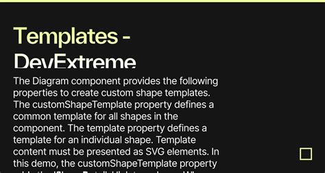 Templates Devextreme Diagram Codesandbox