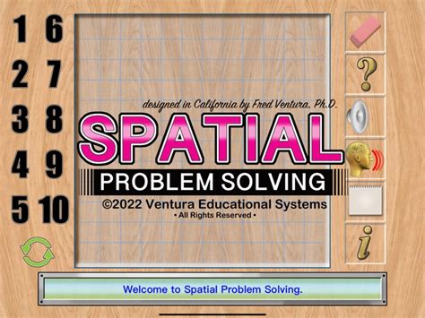 Spatial Problem Solving By Ventura Educational Systems