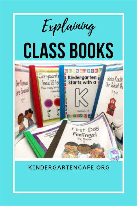 Class Books For Kindergarten Kindergarten Cafe