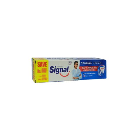 Signal Toothpaste 200g Strong Teeth Rs 375 00 Mycare Lk