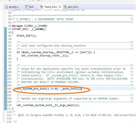 Msp Exp430f5529lp Trouble Debugging Ti Rtos Demo On Launchpad Msp Low Power Microcontroller