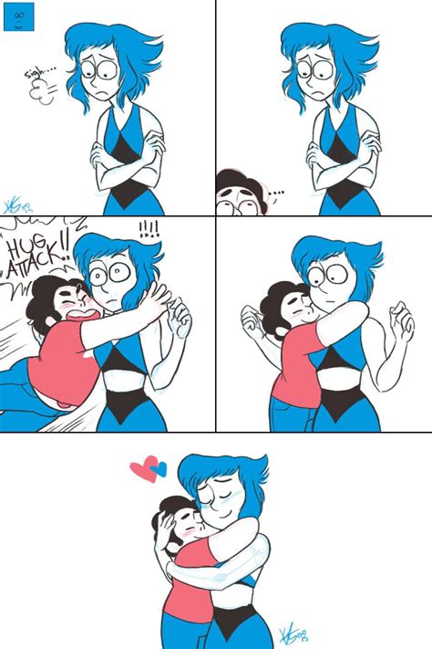 More Lapiven Hugs For You D Steven Universe Ships Steven Universe Memes Steven Universe