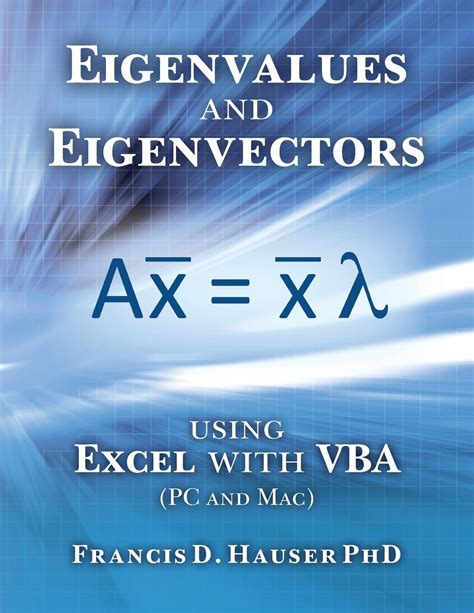 Excel Vba Eigenvalues And Eigenvectors Calculation Bahrain Ubuy