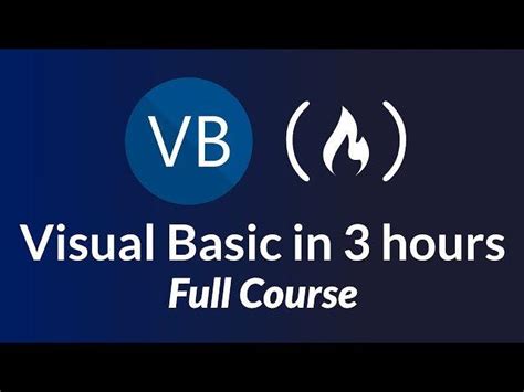 Free Course Visual Basic Vbnet Full Course For Beginners From