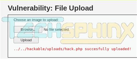 Hacking For Beginners File Upload Vulnerability TechSphinx