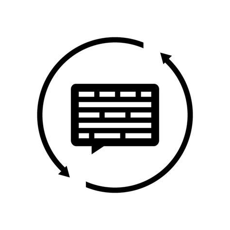 Conversation Arrows Nlp Glyph Icon Illustration 57813807 Vector Art At Vecteezy