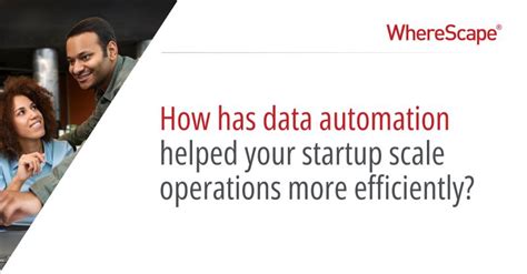 Wherescape Data Automation On Linkedin How Has Data Automation Enabled Your Startup To Scale