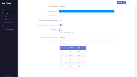 Size Chart ‑ Clothes Fit Guide Smartest Way To Show Sizing Charts And Up Your Conversions