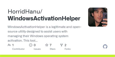 Github Horridhanuwindowsactivationhelper Windowsactivationhelper Is
