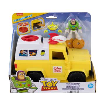 Imaginext Toy Story Pizza Planet Truck With Buzz Lightyear Alien