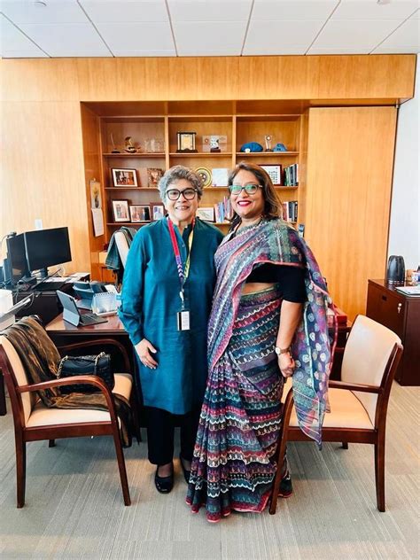 Rabab Fatima With Bangladesh Prime Minister Sheikh Hasinas Daughter Dr Saima Wazed 💛💚🇧🇩