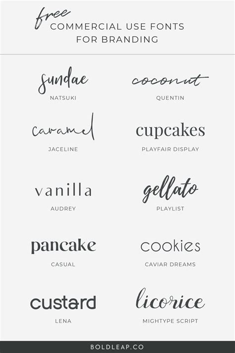 10 Free Handwritten Fonts Bold Leap Creative