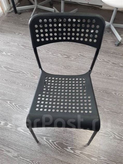 Стул Ikea металл чёрный детская офис б у в наличии Цена 1 000₽ во Владивостоке