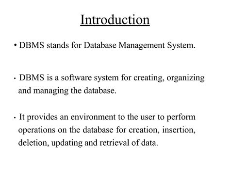 Database Management Systempptx