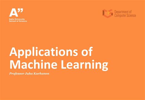 Pdf Applications Of Machine Learning · Time Series Analysis And