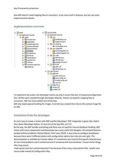 Java Framework Comparison Pdf Java Framework Comparison Pdf