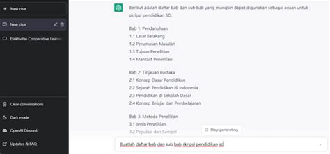 CARA MEMBUAT SKRIPSI DENGAN CHATGPT CEPAT DAN GAMPANG