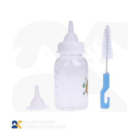 ست شیشه شیر سگ و گربه همراه با سر های یدک 60 میلی لیتر پت‌مال