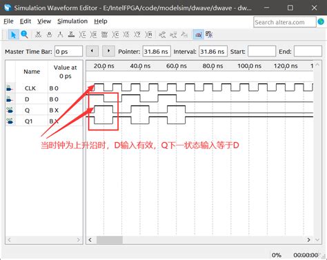 Quartus Ii实现d触发器及时序仿真d触发器时序 Csdn博客