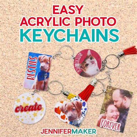 Diy Photo Keychain Ideas And Templates Jennifer Maker