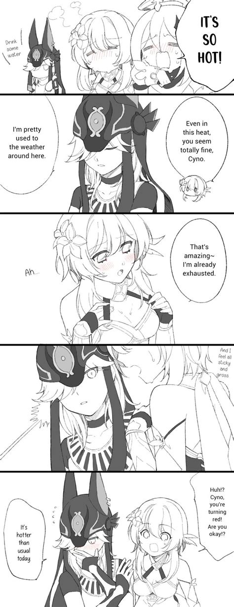 Cyno And Lumine In The Desert In 2025 Anime Romance Anime Animal