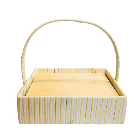 Giỏ Gỗ Vằn Phụ Kiện Quà Tặng