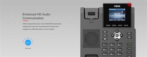 Fanvil X3u Pro Enterprise Ip Phone 28 Colour Screen 3 Lines No