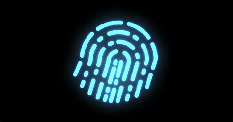 Fingerprint Biometrics Futuristic Digital Processing Of Biometric Fingerprint Scanner And Cyber