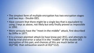 Information And Network Security Triple Des Pptx