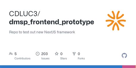 Github Cdluc3dmspfrontendprototype Repo To Test Out New Nextjs