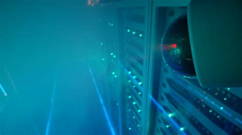 Free Stock Video Security Cam Capturing A Fire In The Server Room Live