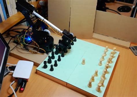 Raspberry Pi Chess Computer With Awesome Robotic Arm Geeky Gadgets