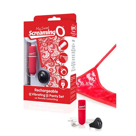 My Secret Charged Remote Control Panty Vibe Red O S