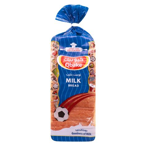 Qbake Milk Bread Medium 1 Pkt Online At Best Price Lulu Qatar