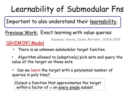 Ppt Learning Submodular Functions Powerpoint Presentation Free