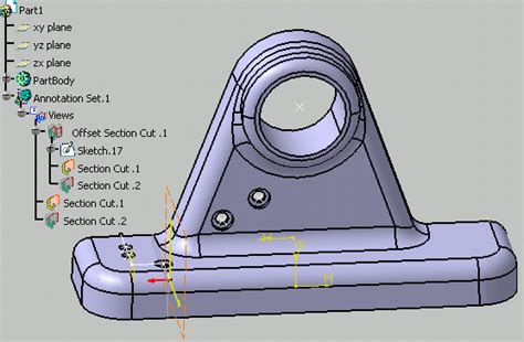 Creating An Offset Section Viewsection Cut