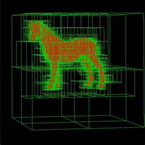 the seventh level subdivision model of octree grid download
