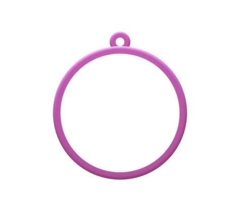 Stl File Circle 1 Open Back Bezel Stl File Digital Download 20 Sizes Necklace Earring