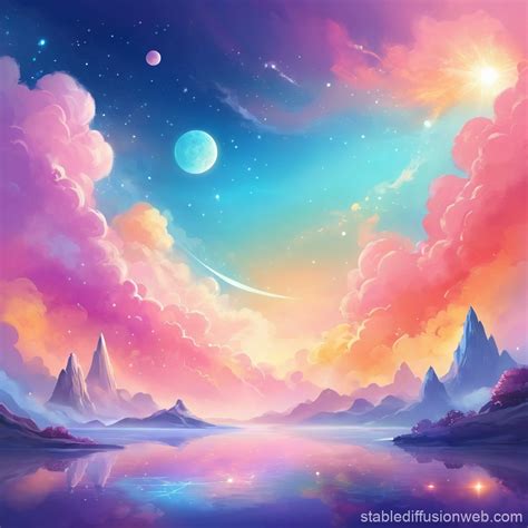 Cheerful A4 Size Poster Background Stable Diffusion Online