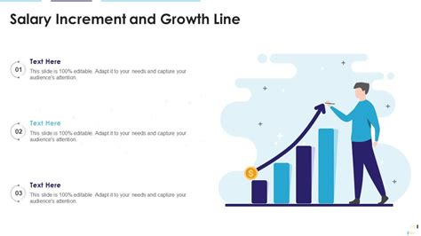 Salary Increment And Growth Line Presentation Graphics Presentation