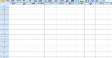 Entering Data In Spss