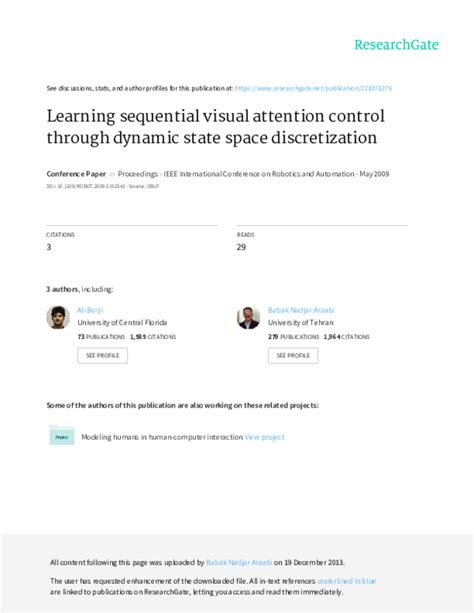 pdf learning sequential visual attention control through dynamic