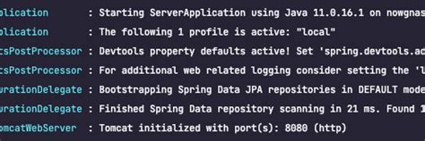 spring boot profile 환경변수 분할 적용 marshmel log