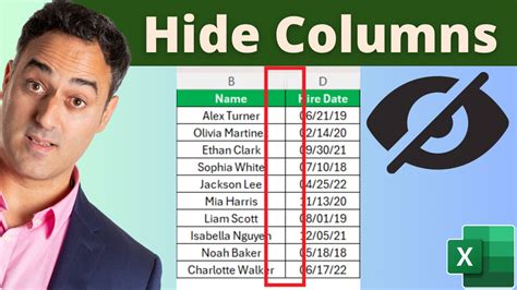 The Ultimate Guide on How to Hide Columns in Excel | MyExcelOnline