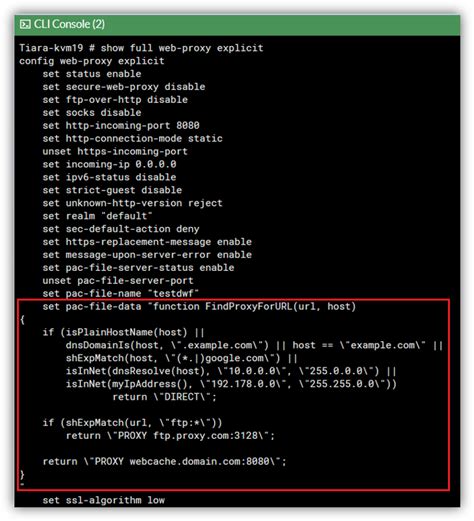 Technical Tip Web Proxy Explicit Pac File Configu Fortinet Community