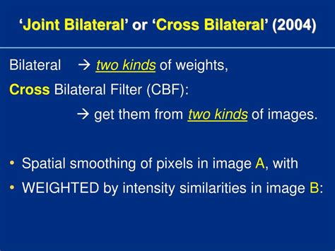 Ppt A Gentle Introduction To Bilateral Filtering And Its Applications Powerpoint Presentation